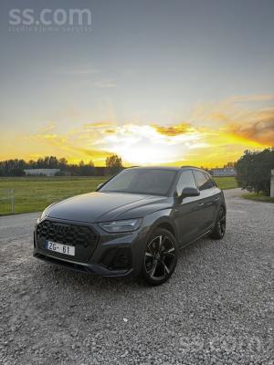 Pelēks Audi Q5 2025 Rīga, ar dzinēja tilpumu 2.00 L un nobraukumu 35 tūkst. km par 39800 €, foto  vietnē AUTOMOTO.COM.LV