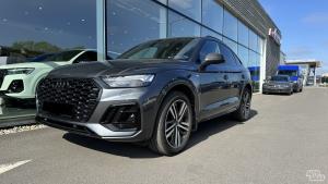 Grey Audi Q5 2025 in Kaunas, with an engine capacity of 2.00 L and mileage of 37 thousand km for 47880 €, photo  on AUTOMOTO.COM.LV