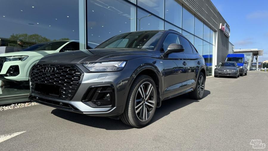 Pelēks Audi Q5 2025 Kauņa, ar dzinēja tilpumu 2.00 L un nobraukumu 37 tūkst. km par 47880 €, foto 1 vietnē AUTOMOTO.COM.LV