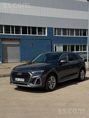 Grey Audi Q5 2025 in Riga, with an engine capacity of 2.00 L and mileage of 55 thousand km for 35500 €, photo  on AUTOMOTO.COM.LV