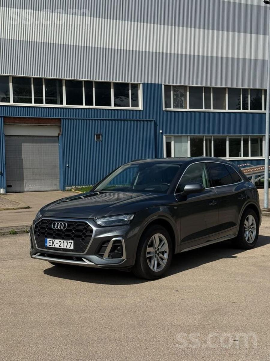 Grey Audi Q5 2025 in Riga, with an engine capacity of 2.00 L and mileage of 55 thousand km for 35500 €, photo 2 on AUTOMOTO.COM.LV