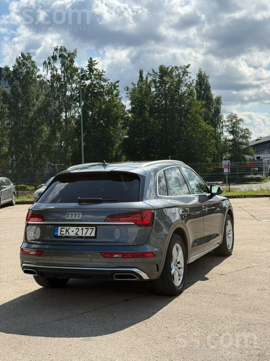 Grey Audi Q5 2025 in Riga, with an engine capacity of 2.00 L and mileage of 55 thousand km for 35500 €, photo 4 on AUTOMOTO.COM.LV