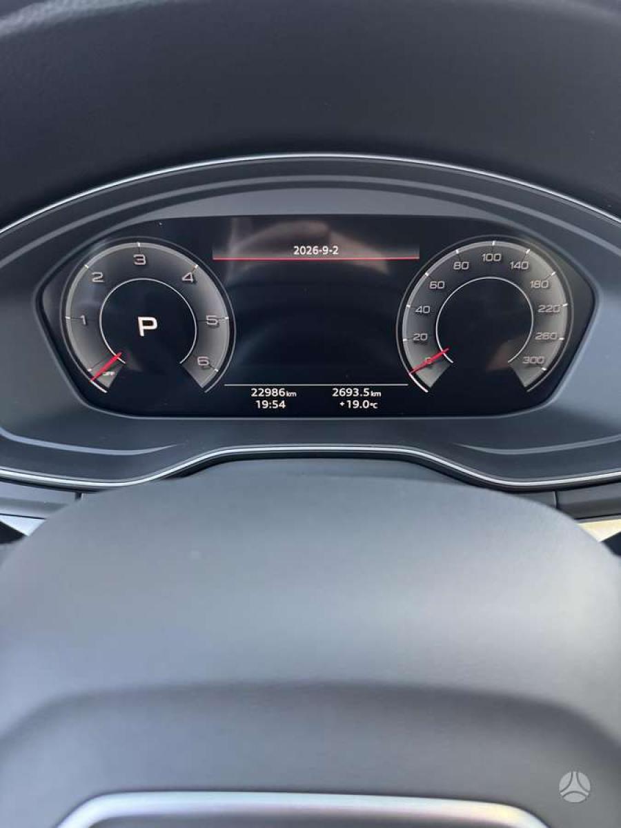 Pelēks Audi Q5 2025 Kauņa, ar dzinēja tilpumu 1.97 L un nobraukumu 23 tūkst. km par 37300 €, foto 9 vietnē AUTOMOTO.COM.LV