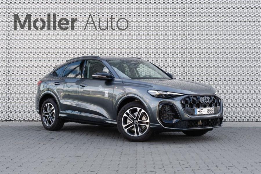 Grey Audi Q5 2026 in Marupe, with an engine capacity of 0.00 L and mileage of 0 thousand km for 57900 €, photo 1 on AUTOMOTO.COM.LV