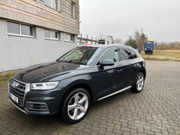 Grey Audi Q5 2018 in Liepaja, with an engine capacity of 2.00 L and mileage of 136 thousand km for 25800 €, photo 7 on AUTOMOTO.COM.LV