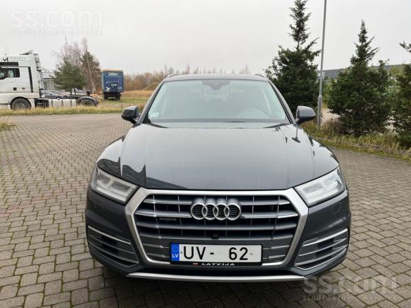 Grey Audi Q5 2018 in Liepaja, with an engine capacity of 2.00 L and mileage of 136 thousand km for 25800 €, photo 8 on AUTOMOTO.COM.LV