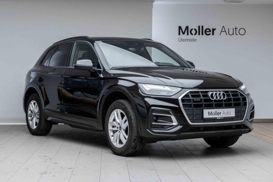 Pelēks Audi Q5 2022 Peetri, ar dzinēja tilpumu 2.00 L un nobraukumu 114 tūkst. km par 34650 €, foto 3 vietnē AUTOMOTO.COM.LV