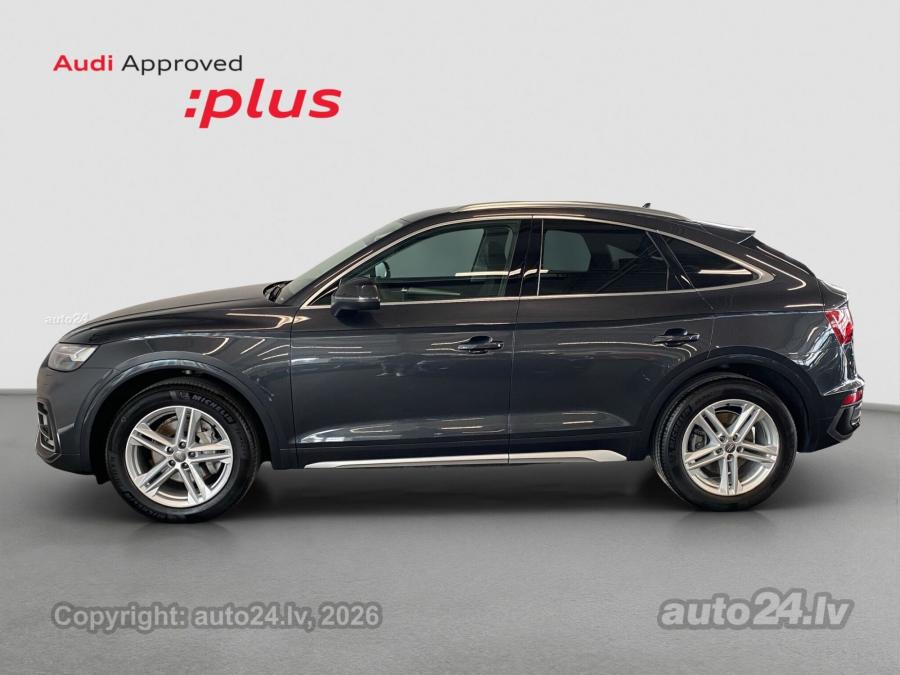 Grey Audi Q5 2024 in Tallinn, with an engine capacity of 2.00 L and mileage of 47 thousand km for 37900 €, photo 3 on AUTOMOTO.COM.LV