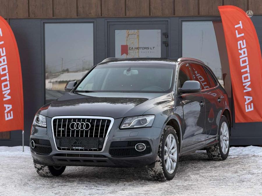 Pelēks Audi Q5 2009 Viļņa, ar dzinēja tilpumu 3.00 L un nobraukumu 258 tūkst. km par 10700 €, foto 1 vietnē AUTOMOTO.COM.LV