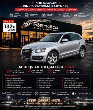 Grey Audi Q5 2011 in Kretinga, with an engine capacity of 3.00 L and mileage of 227 thousand km for 9499 €, photo 35 on AUTOMOTO.COM.LV