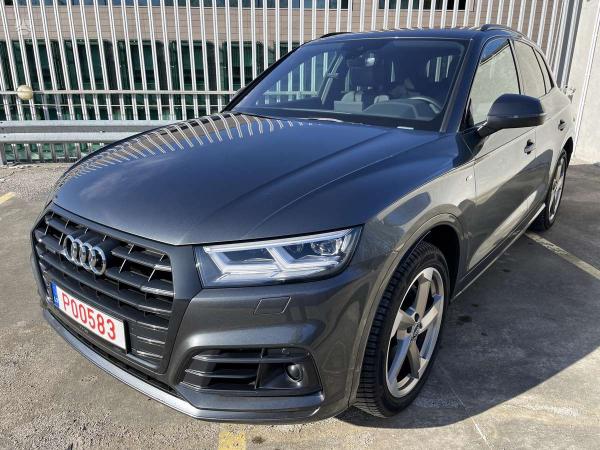 Pelēks Audi Q5 2018 Viļņa, ar dzinēja tilpumu 3.00 L un nobraukumu 84 tūkst. km par 34600 €, foto  vietnē AUTOMOTO.COM.LV