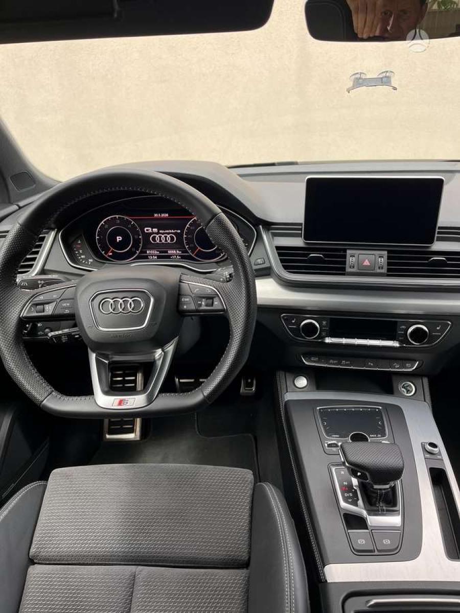 Pelēks Audi Q5 2018 Viļņa, ar dzinēja tilpumu 3.00 L un nobraukumu 84 tūkst. km par 34600 €, foto 8 vietnē AUTOMOTO.COM.LV