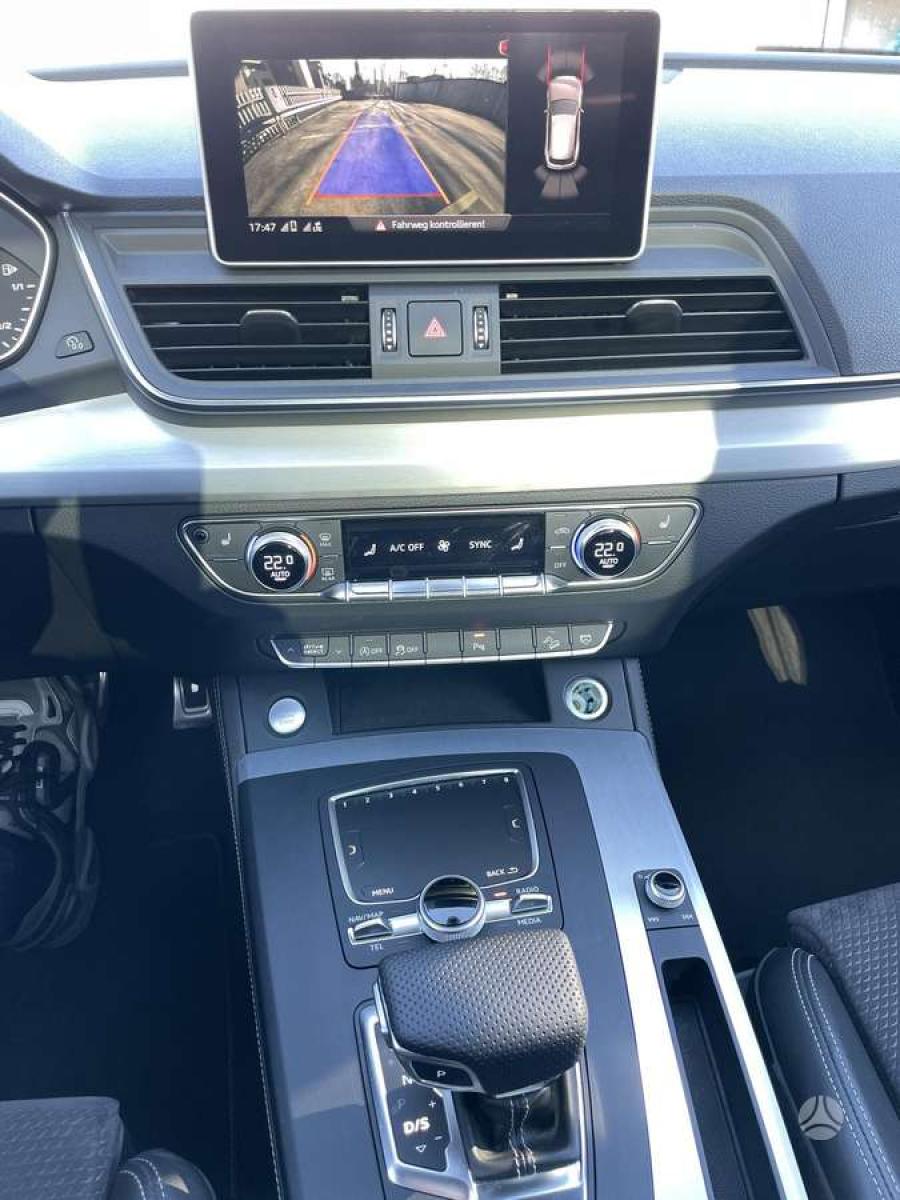 Pelēks Audi Q5 2018 Viļņa, ar dzinēja tilpumu 3.00 L un nobraukumu 84 tūkst. km par 34600 €, foto 9 vietnē AUTOMOTO.COM.LV