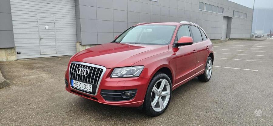 Sarkans Audi Q5 2009 Viļņa, ar dzinēja tilpumu 2.98 L un nobraukumu 356 tūkst. km par 6900 €, foto 1 vietnē AUTOMOTO.COM.LV
