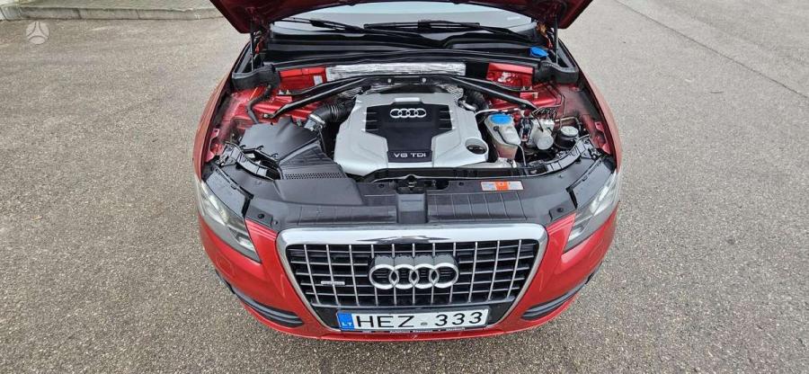 Red Audi Q5 2009 in Vilnius, with an engine capacity of 2.97 L and mileage of 356 thousand km for 6900 €, photo 28 on AUTOMOTO.COM.LV
