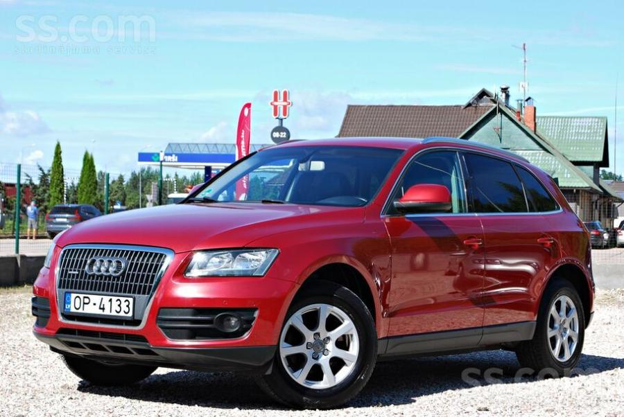 Sarkans Audi Q5 2009 Tukums, ar dzinēja tilpumu 2.00 L un nobraukumu 216 tūkst. km par 10500 €, foto 1 vietnē AUTOMOTO.COM.LV