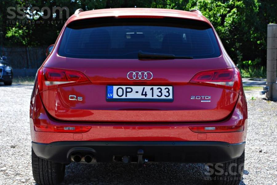 Sarkans Audi Q5 2009 Tukums, ar dzinēja tilpumu 2.00 L un nobraukumu 216 tūkst. km par 10500 €, foto 5 vietnē AUTOMOTO.COM.LV