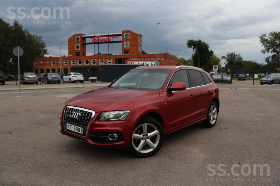 Sarkans Audi Q5 2009 Rīga, ar dzinēja tilpumu 2.00 L un nobraukumu 185 tūkst. km par 8490 €, foto 1 vietnē AUTOMOTO.COM.LV