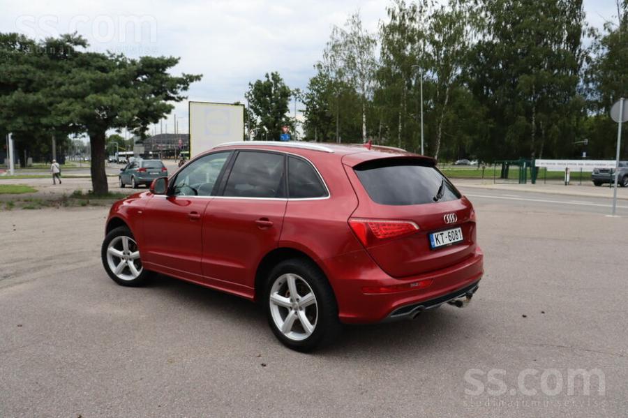 Sarkans Audi Q5 2009 Rīga, ar dzinēja tilpumu 2.00 L un nobraukumu 185 tūkst. km par 8490 €, foto 5 vietnē AUTOMOTO.COM.LV