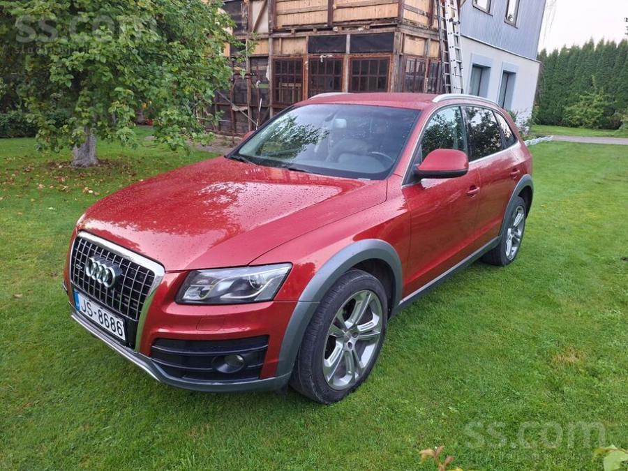 Sarkans Audi Q5 2010 Ogre, ar dzinēja tilpumu 3.00 L un nobraukumu 306 tūkst. km par 12300 €, foto 1 vietnē AUTOMOTO.COM.LV