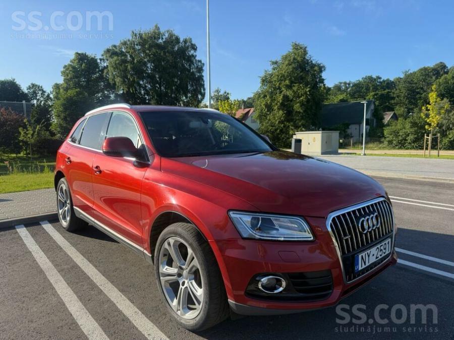 Sarkans Audi Q5 2012 Ogre, ar dzinēja tilpumu 3.00 L un nobraukumu 215 tūkst. km par 12500 €, foto 12 vietnē AUTOMOTO.COM.LV