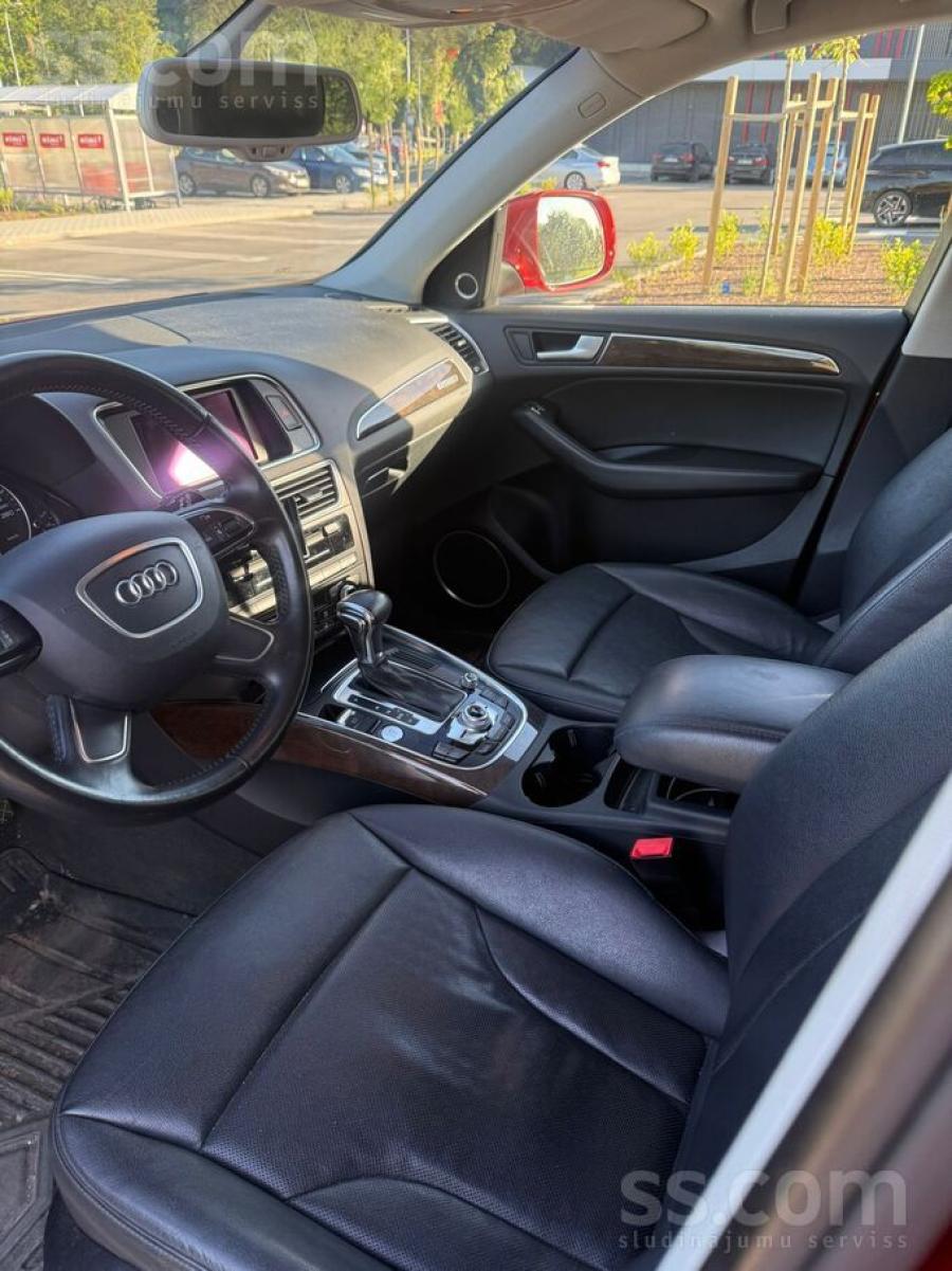 Sarkans Audi Q5 2012 Ogre, ar dzinēja tilpumu 3.00 L un nobraukumu 215 tūkst. km par 12500 €, foto 15 vietnē AUTOMOTO.COM.LV