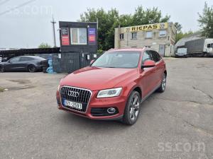 Sarkans Audi Q5 2012 Rīga, ar dzinēja tilpumu 3.00 L un nobraukumu 216 tūkst. km par 12290 €, foto  vietnē AUTOMOTO.COM.LV