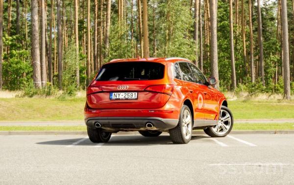 Red Audi Q5 2012 in Riga, with an engine capacity of 3.00 L and mileage of 216 thousand km for 12290 €, photo 6 on AUTOMOTO.COM.LV