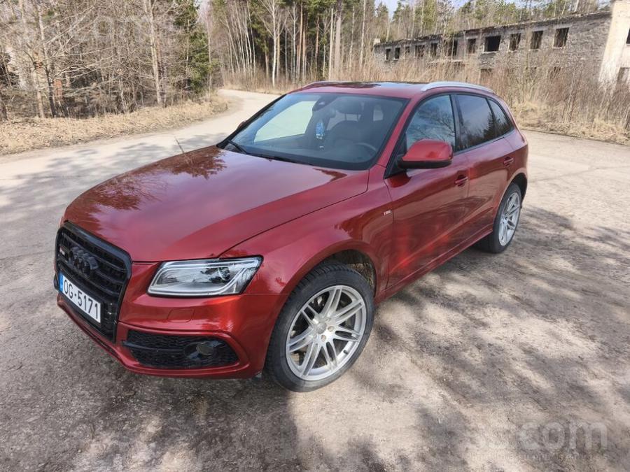 Sarkans Audi Q5 2013 Bauska, ar dzinēja tilpumu 3.00 L un nobraukumu 325 tūkst. km par 8800 €, foto 1 vietnē AUTOMOTO.COM.LV