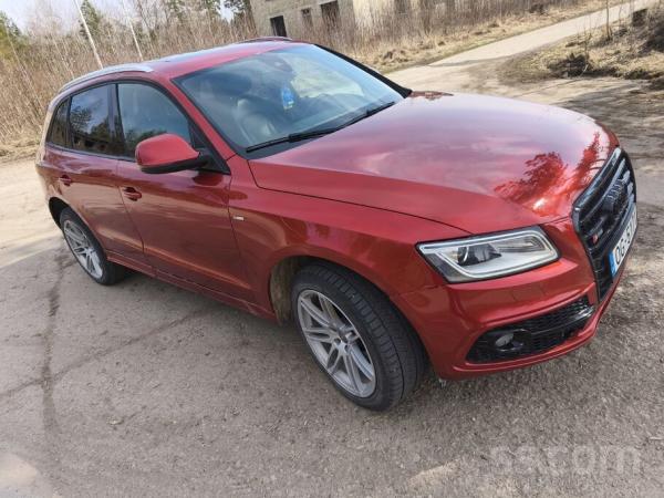 Sarkans Audi Q5 2013 Bauska, ar dzinēja tilpumu 3.00 L un nobraukumu 325 tūkst. km par 8800 €, foto 2 vietnē AUTOMOTO.COM.LV