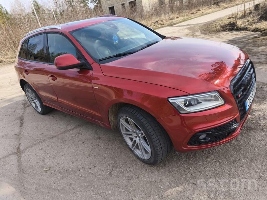 Sarkans Audi Q5 2013 Bauska, ar dzinēja tilpumu 3.00 L un nobraukumu 325 tūkst. km par 8800 €, foto 2 vietnē AUTOMOTO.COM.LV