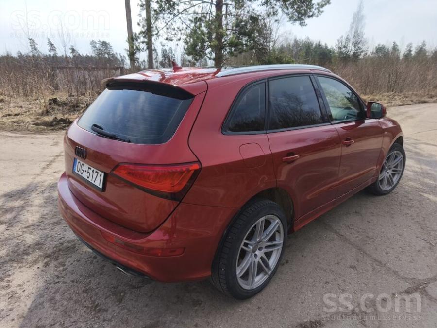 Sarkans Audi Q5 2013 Bauska, ar dzinēja tilpumu 3.00 L un nobraukumu 325 tūkst. km par 8800 €, foto 3 vietnē AUTOMOTO.COM.LV