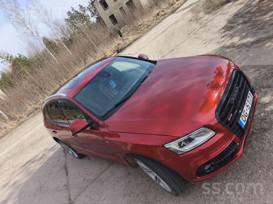 Sarkans Audi Q5 2013 Bauska, ar dzinēja tilpumu 3.00 L un nobraukumu 325 tūkst. km par 8800 €, foto 6 vietnē AUTOMOTO.COM.LV