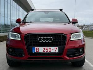 Sarkans Audi Q5 2013 Rēzekne, ar dzinēja tilpumu 2.00 L un nobraukumu 285 tūkst. km par 13490 €, foto  vietnē AUTOMOTO.COM.LV