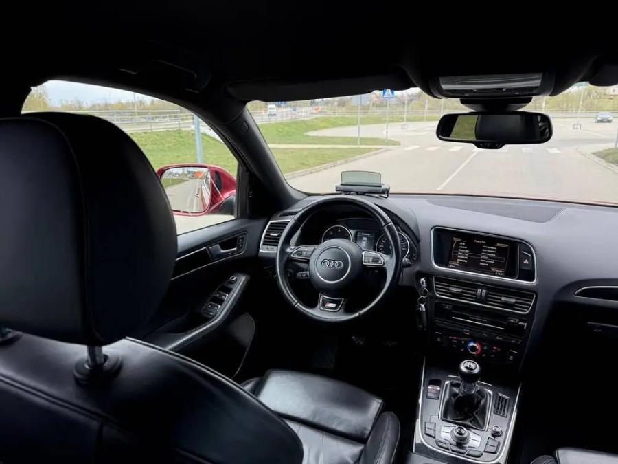 Sarkans Audi Q5 2013 Rēzekne, ar dzinēja tilpumu 2.00 L un nobraukumu 285 tūkst. km par 13490 €, foto 11 vietnē AUTOMOTO.COM.LV