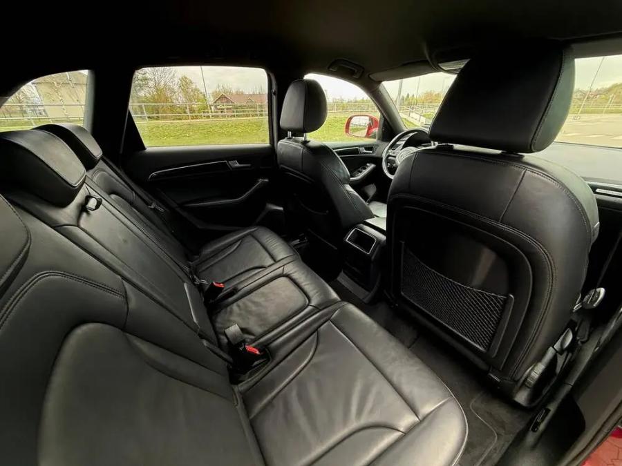 Sarkans Audi Q5 2013 Rēzekne, ar dzinēja tilpumu 2.00 L un nobraukumu 285 tūkst. km par 13490 €, foto 15 vietnē AUTOMOTO.COM.LV