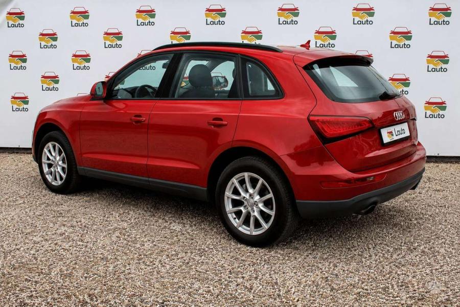 Red Audi Q5 2013 in Vilnius, with an engine capacity of 2.00 L and mileage of 144 thousand km for 13790 €, photo 4 on AUTOMOTO.COM.LV