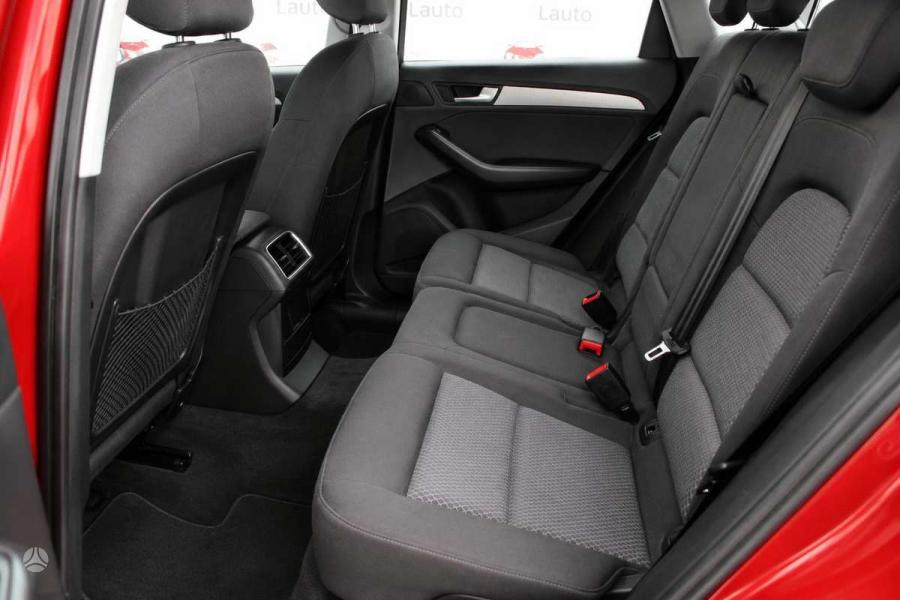 Red Audi Q5 2013 in Vilnius, with an engine capacity of 2.00 L and mileage of 144 thousand km for 13790 €, photo 12 on AUTOMOTO.COM.LV