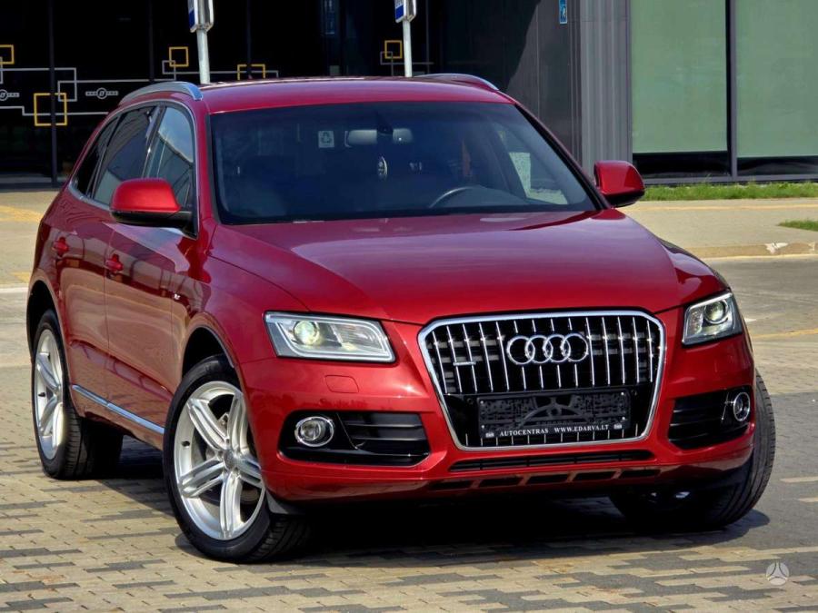 Sarkans Audi Q5 2013 Šauļi, ar dzinēja tilpumu 2.00 L un nobraukumu 144 tūkst. km par 17250 €, foto 4 vietnē AUTOMOTO.COM.LV