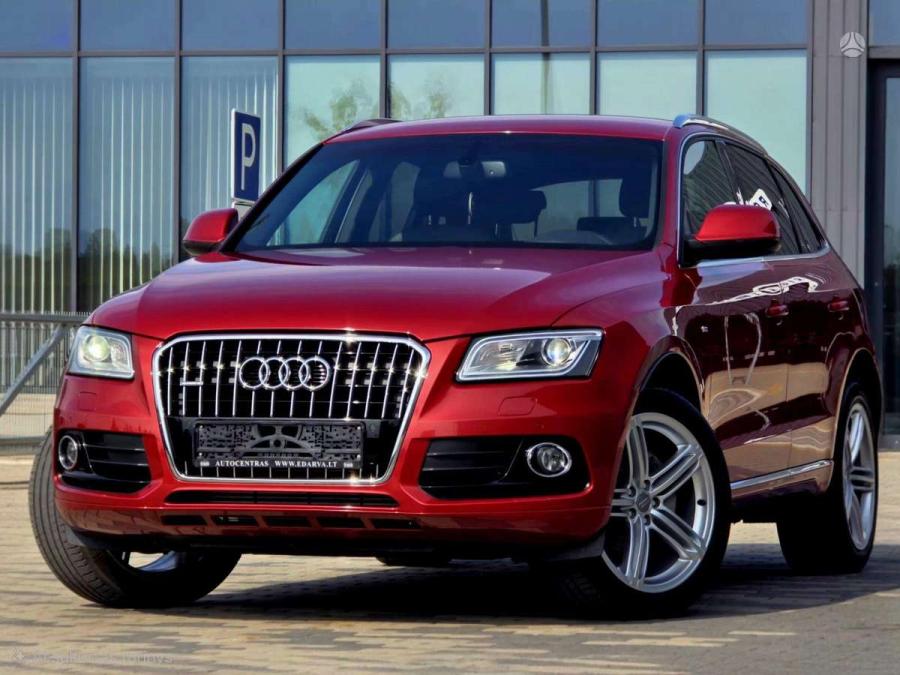 Sarkans Audi Q5 2013 Šauļi, ar dzinēja tilpumu 2.00 L un nobraukumu 144 tūkst. km par 17250 €, foto 5 vietnē AUTOMOTO.COM.LV
