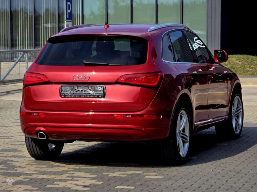 Sarkans Audi Q5 2013 Šauļi, ar dzinēja tilpumu 2.00 L un nobraukumu 144 tūkst. km par 17250 €, foto 9 vietnē AUTOMOTO.COM.LV