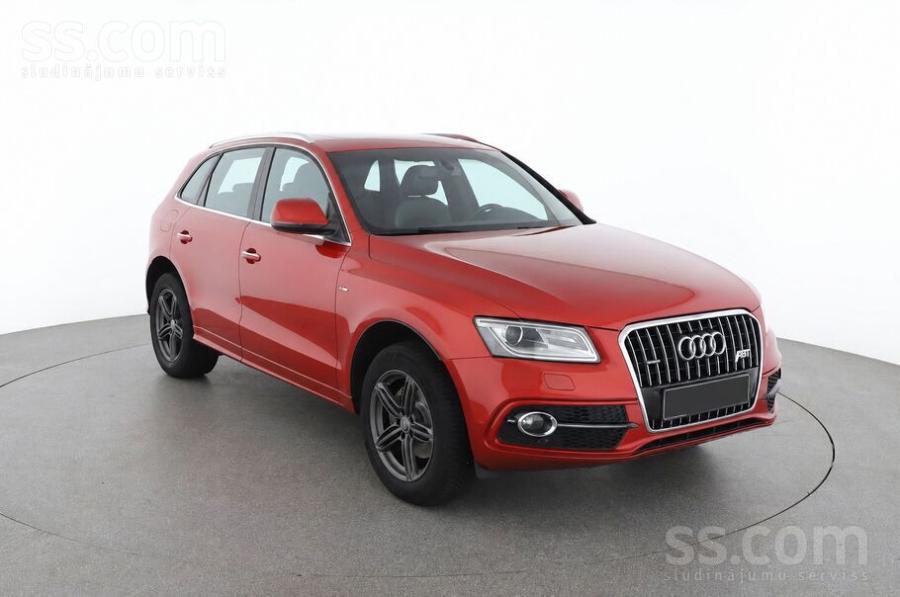 Red Audi Q5 2014 in Tukums, with an engine capacity of 2.00 L and mileage of 136 thousand km for 13990 €, photo 4 on AUTOMOTO.COM.LV