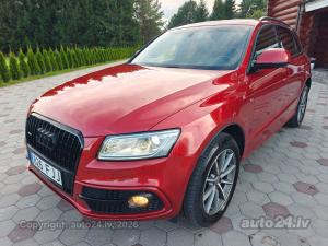 Sarkans Audi Q5 2015 Tallina, ar dzinēja tilpumu 2.00 L un nobraukumu 182 tūkst. km par 18999 €, foto  vietnē AUTOMOTO.COM.LV