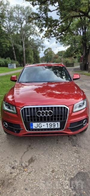 Red Audi Q5 2015 in Riga, with an engine capacity of 2.00 L and mileage of 197 thousand km for 16700 €, photo 3 on AUTOMOTO.COM.LV