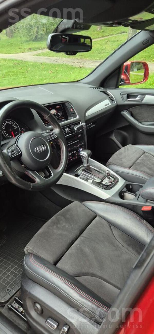 Sarkans Audi Q5 2015 Rīga, ar dzinēja tilpumu 2.00 L un nobraukumu 197 tūkst. km par 16700 €, foto 5 vietnē AUTOMOTO.COM.LV