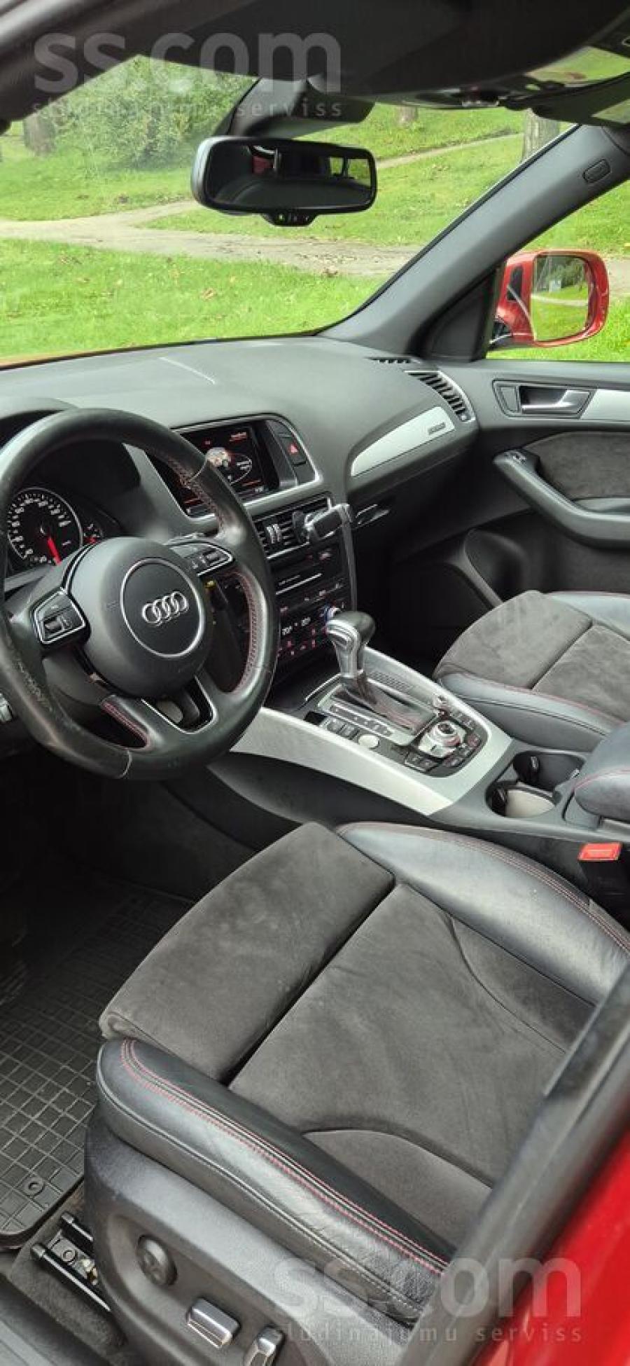 Red Audi Q5 2015 in Riga, with an engine capacity of 2.00 L and mileage of 197 thousand km for 16700 €, photo 5 on AUTOMOTO.COM.LV