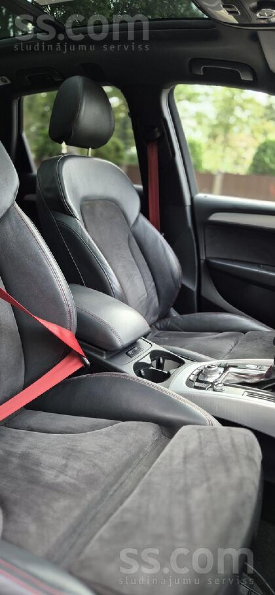 Red Audi Q5 2015 in Riga, with an engine capacity of 2.00 L and mileage of 197 thousand km for 16700 €, photo 7 on AUTOMOTO.COM.LV