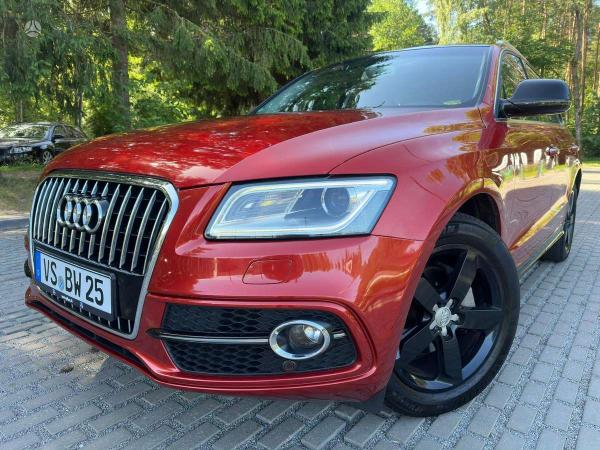 Sarkans Audi Q5 2016 Viļņa, ar dzinēja tilpumu 1.97 L un nobraukumu 320 tūkst. km par 11900 €, foto 1 vietnē AUTOMOTO.COM.LV