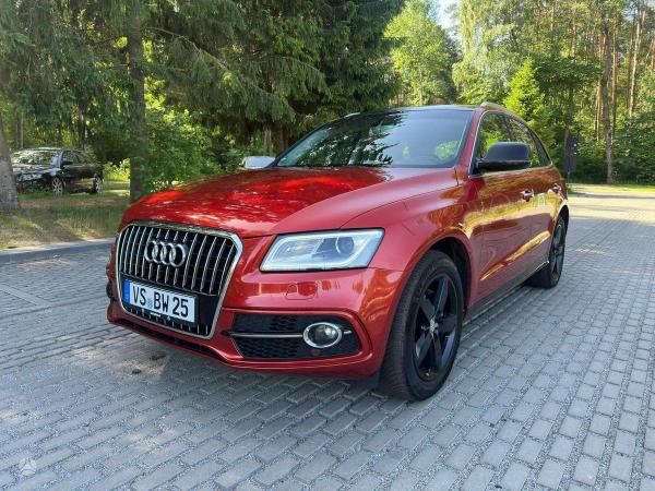 Sarkans Audi Q5 2016 Viļņa, ar dzinēja tilpumu 1.97 L un nobraukumu 320 tūkst. km par 11900 €, foto 3 vietnē AUTOMOTO.COM.LV