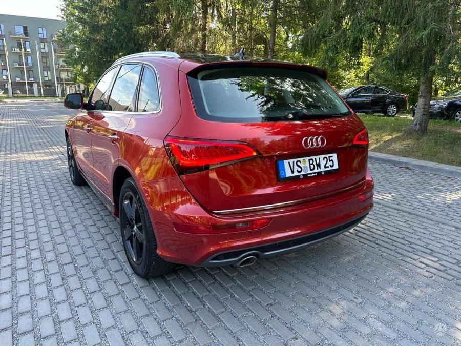 Sarkans Audi Q5 2016 Viļņa, ar dzinēja tilpumu 1.97 L un nobraukumu 320 tūkst. km par 11900 €, foto 5 vietnē AUTOMOTO.COM.LV